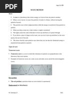 Wave Parts Labeling Worksheet | PDF | Waves | Mechanics