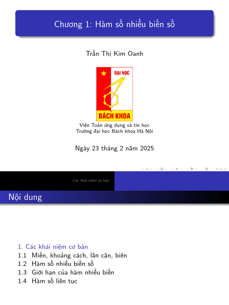 Tuan 1 MI1122 Ham Nhieu Bien | PDF