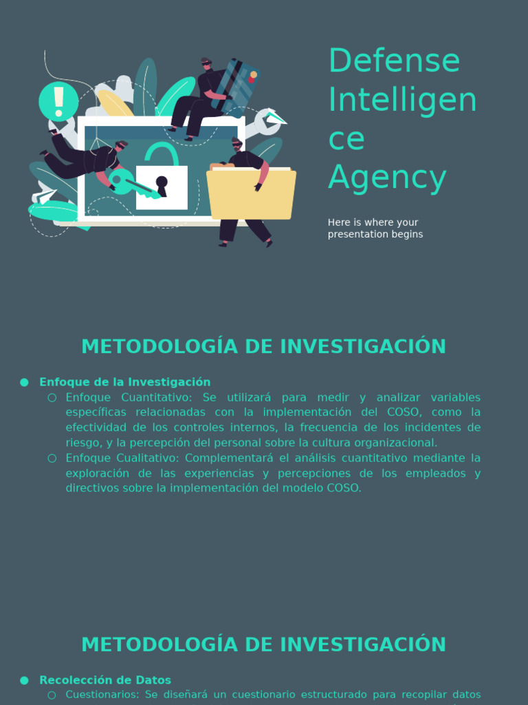 Defense Intelligence Agency by Slidesgo | PDF