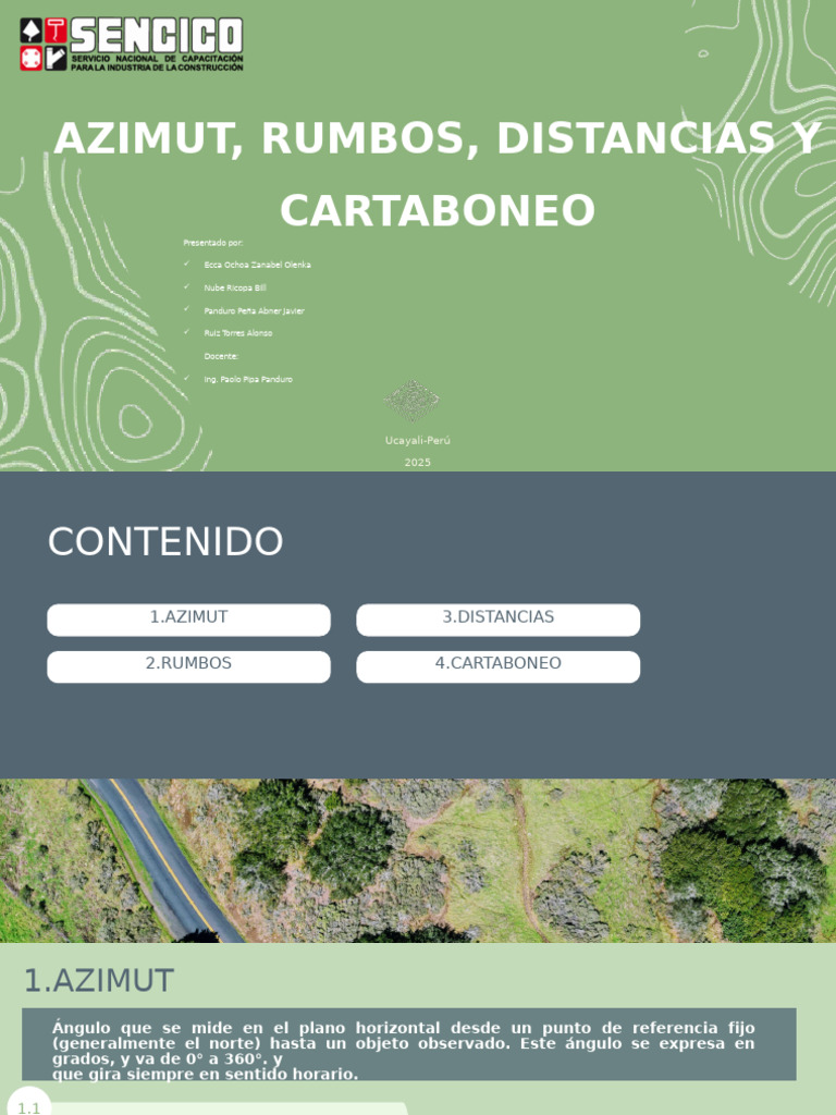 Upo1 Sencico | PDF | Azimut | Geometría