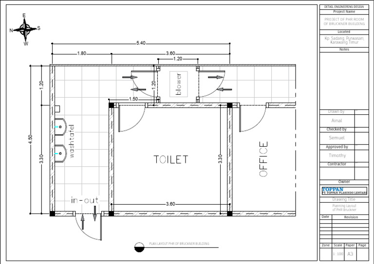 PHR Room Layout for Bruckner Building | PDF