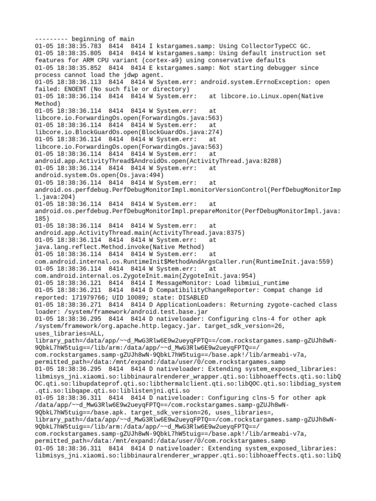 Logcat | PDF | Java (Programming Language) | Computer Science