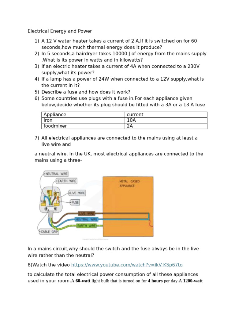 Electrical Power | PDF