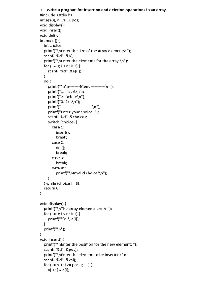 Semester II Lab Programs DS 2025 | PDF | Queue (Abstract Data Type) | Matrix (Mathematics)