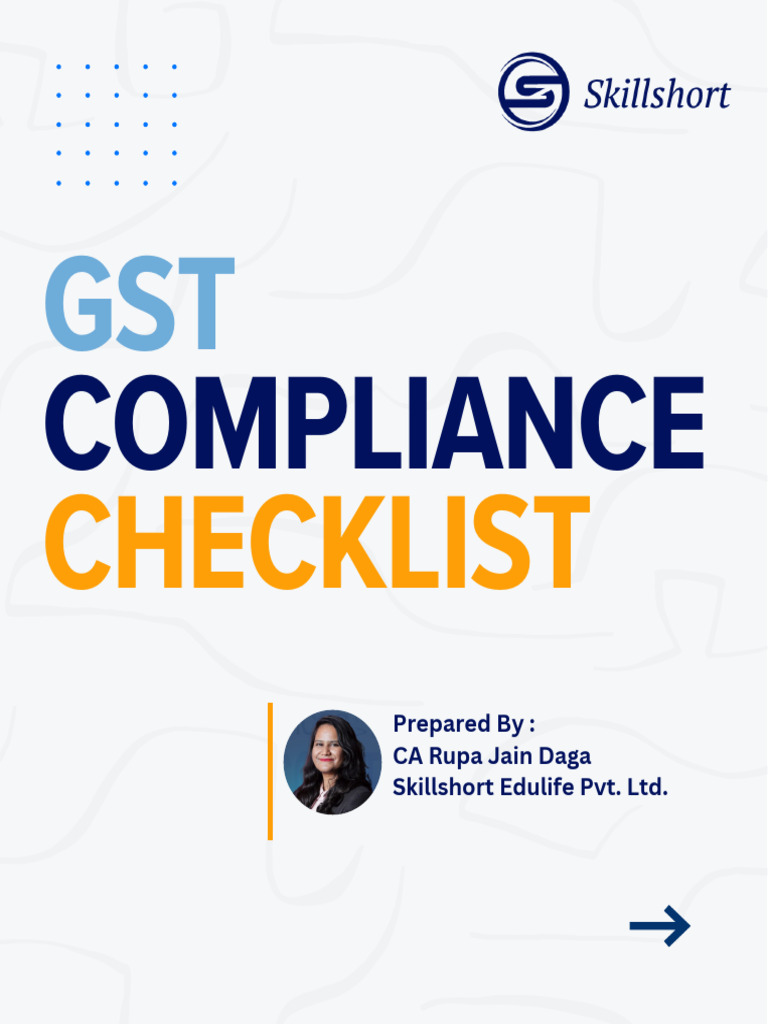 GST Compliance Checklist | PDF | Economies | Public Finance