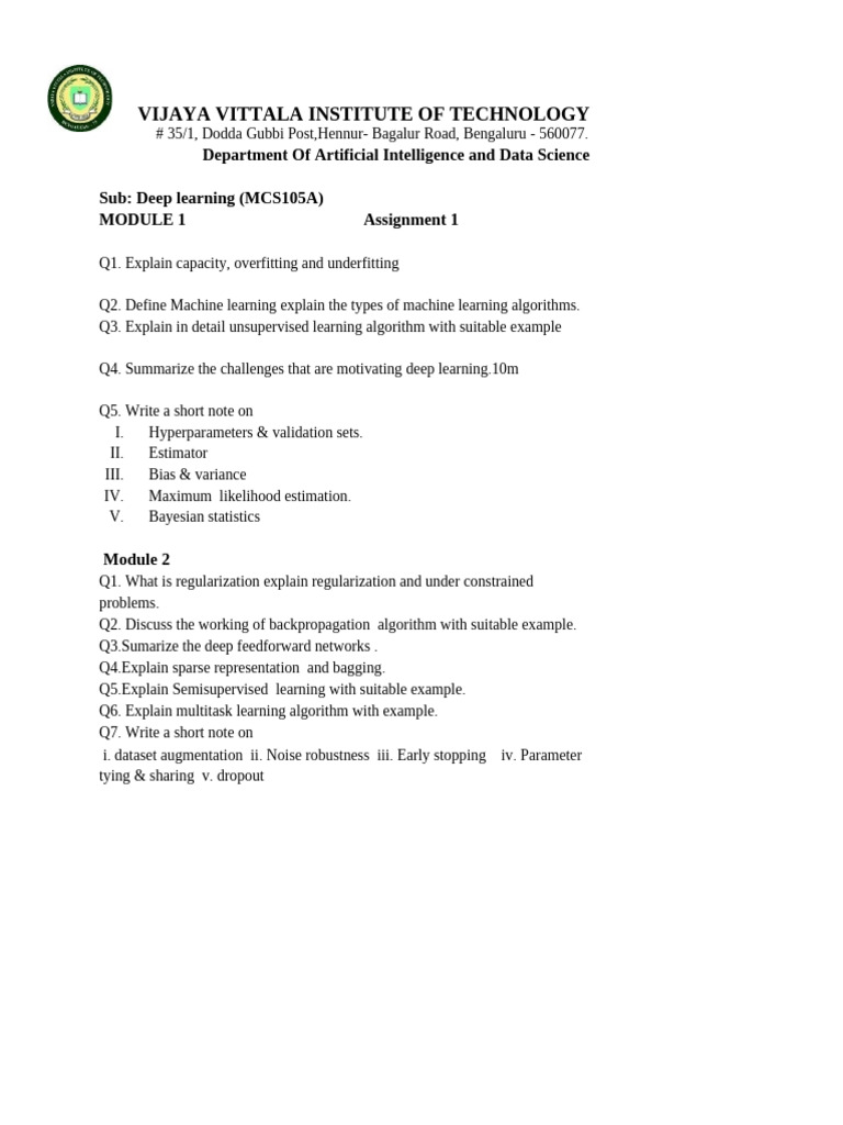 Deep Learning Assignment 1 | PDF