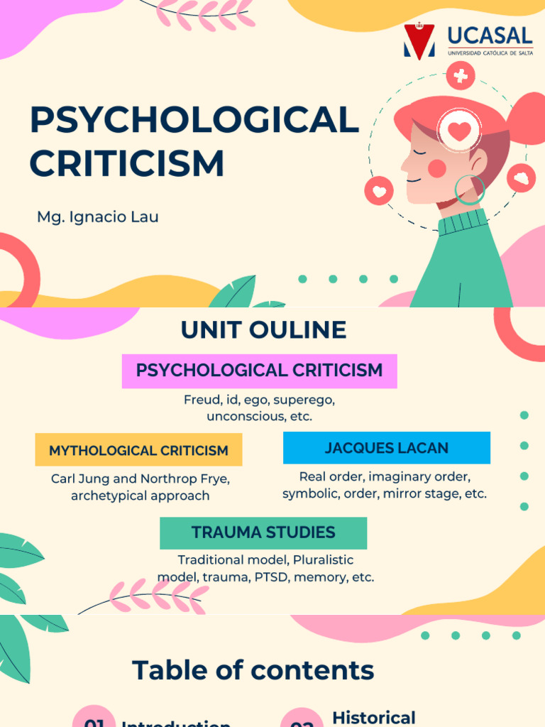 01 Psychological Criticism | PDF