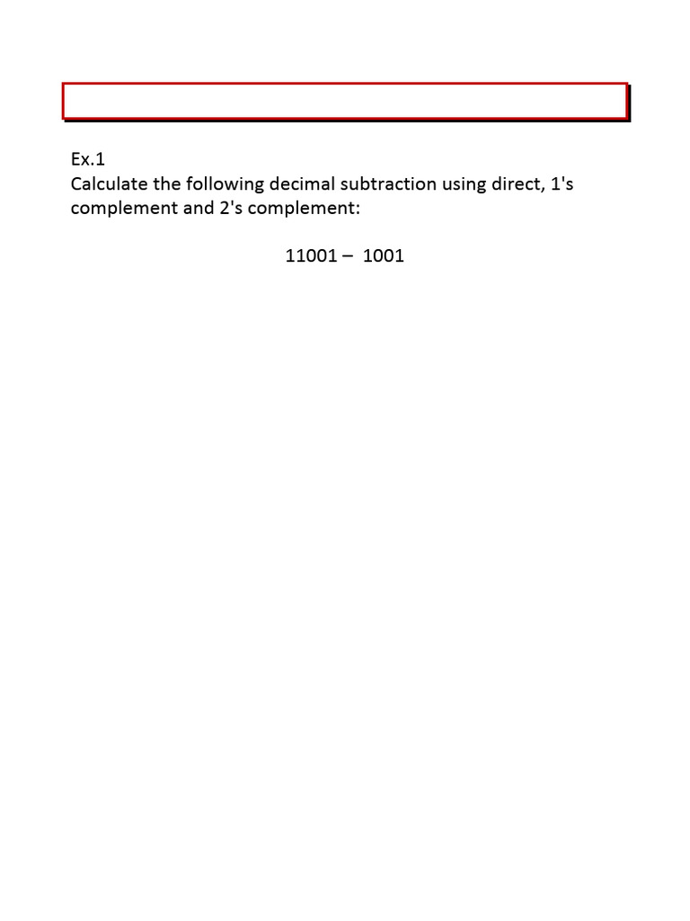 Signed Binary Numbers - WithoutSolutions | PDF | Numbers | Lexicology
