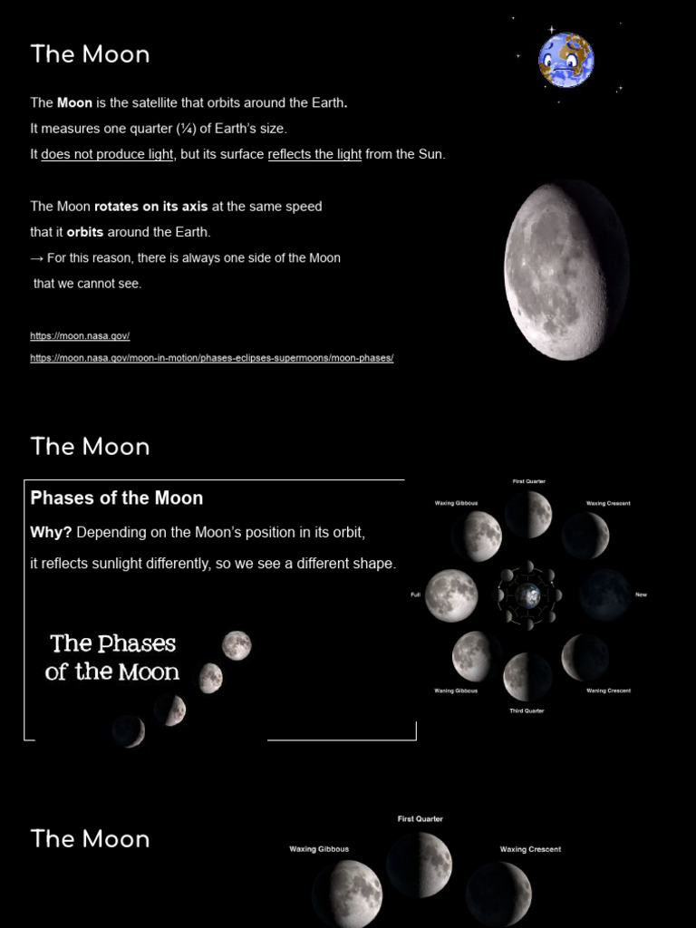 Unit1 Lesson7 TheMoon | PDF
