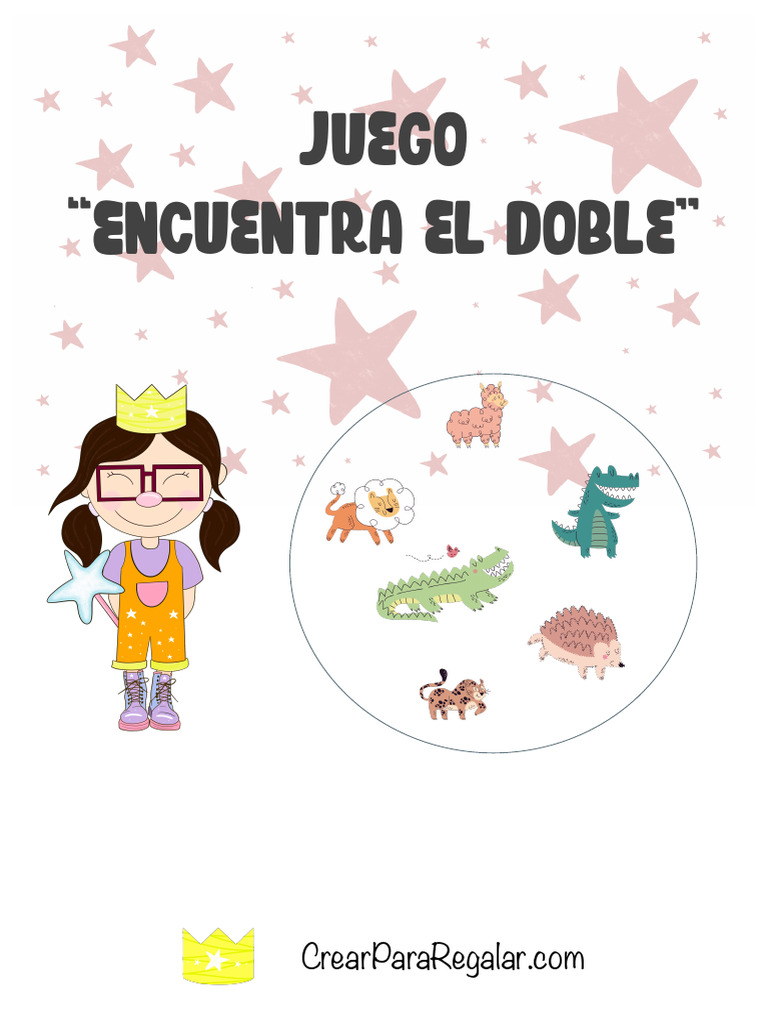 Juego con tarjetas DOBBLE de animales | PDF