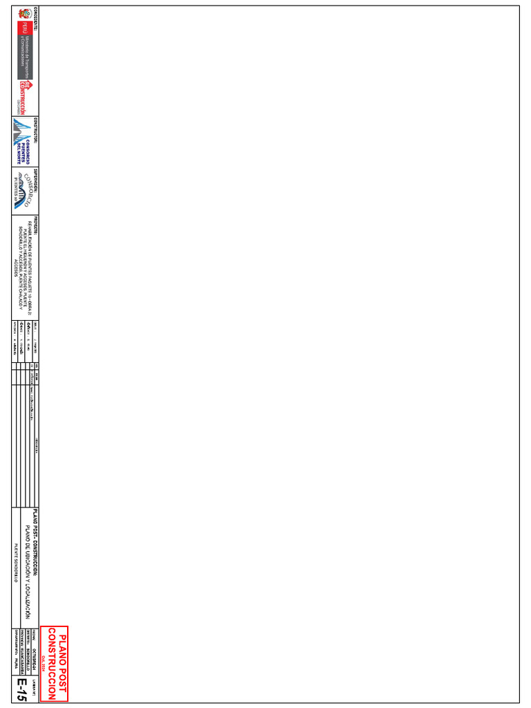 Membrete Post Construccion | PDF