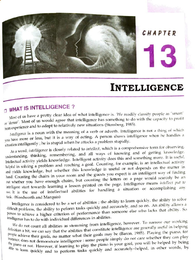 Ch-Intelligence (Shashi Jain) | PDF