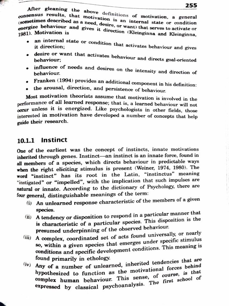 Motivation BA | PDF