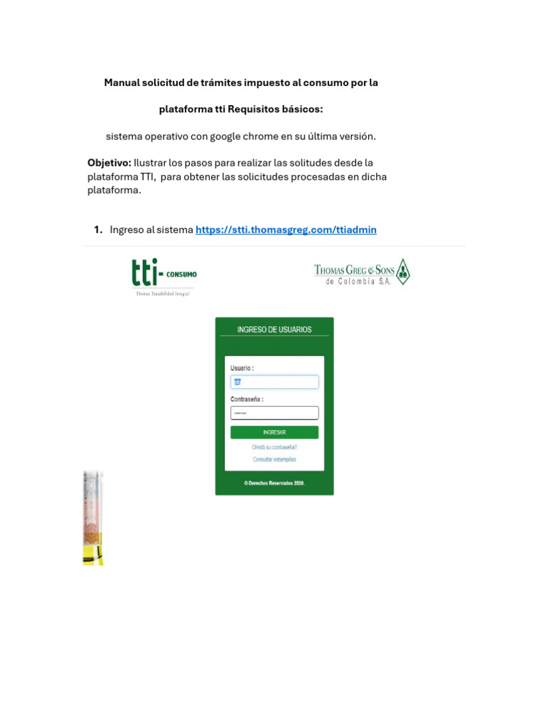 Guía para tramitar impuestos en TTI | PDF | Software | Informática