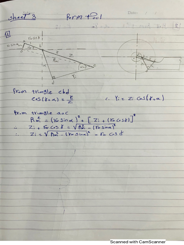 3-Sheet 3 Tool Design (Form Tool) | PDF