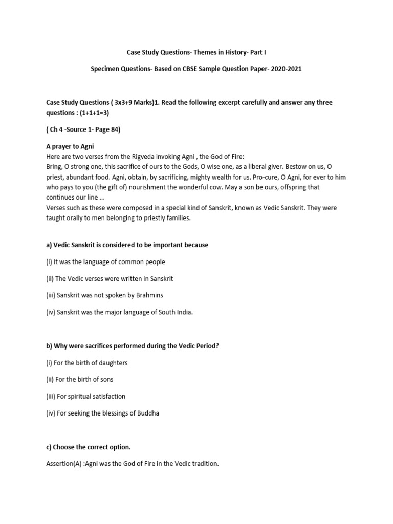 Cbse 12th Question Bank History | PDF | Vedas | Indian Rebellion Of 1857