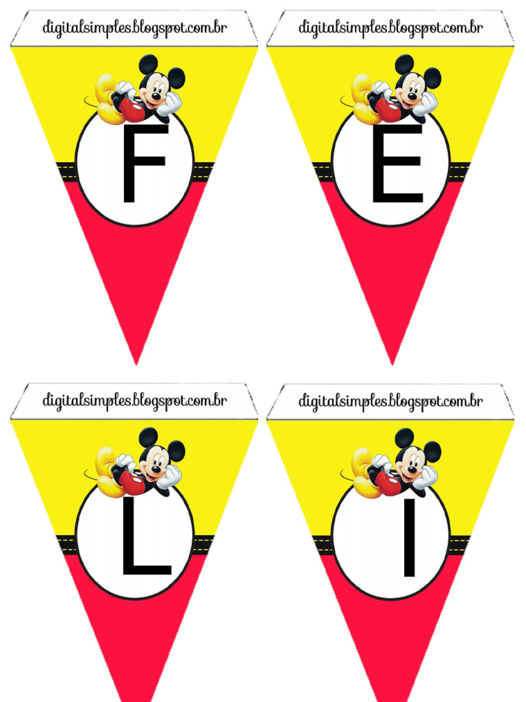 Feliz Cumple Banderines Pdf