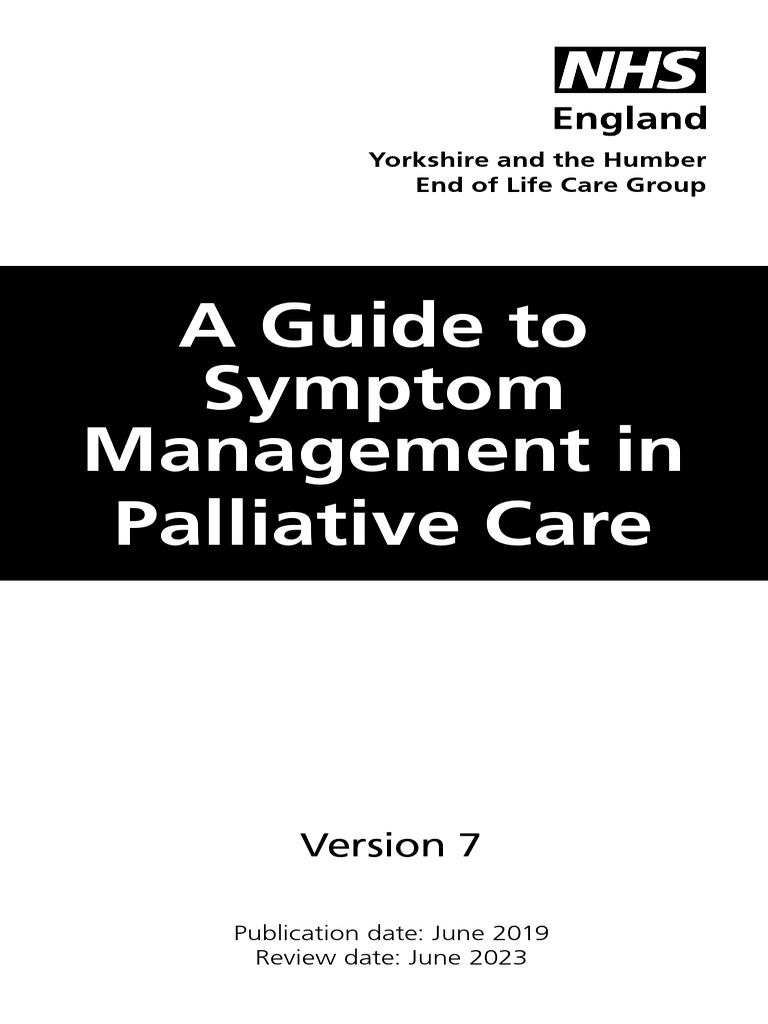 Palliative Care Symptom Management Guide | PDF | Opioid | Analgesic