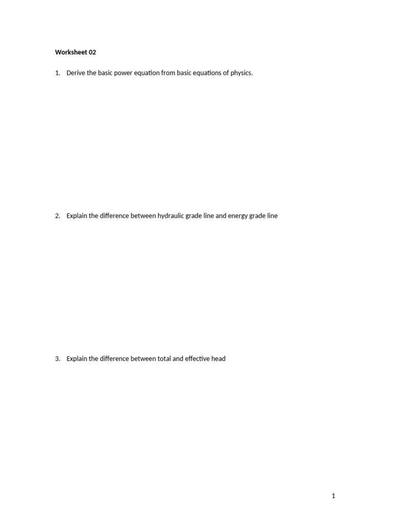 Worksheet 02 - HP | PDF