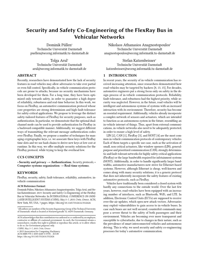 Security and Safety Co Engineering of TH | PDF | Computer Network | Cryptography