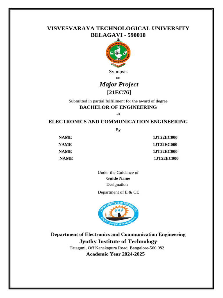 Synopsis Major Project Format | PDF | Computer Security | Security