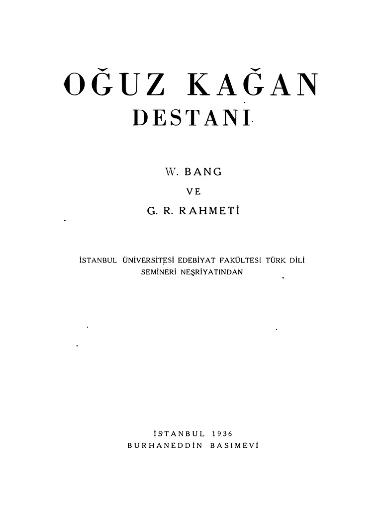 Oguz Kagan: Destani | PDF