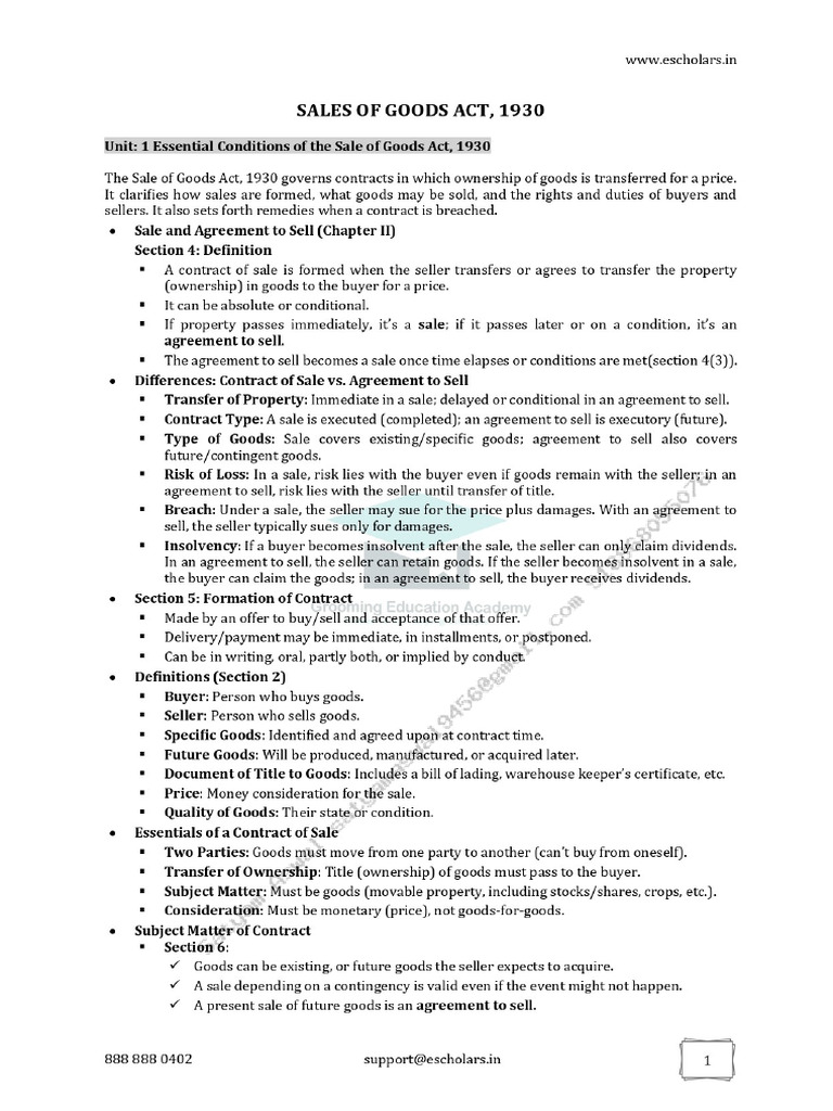 Revision Notes | PDF