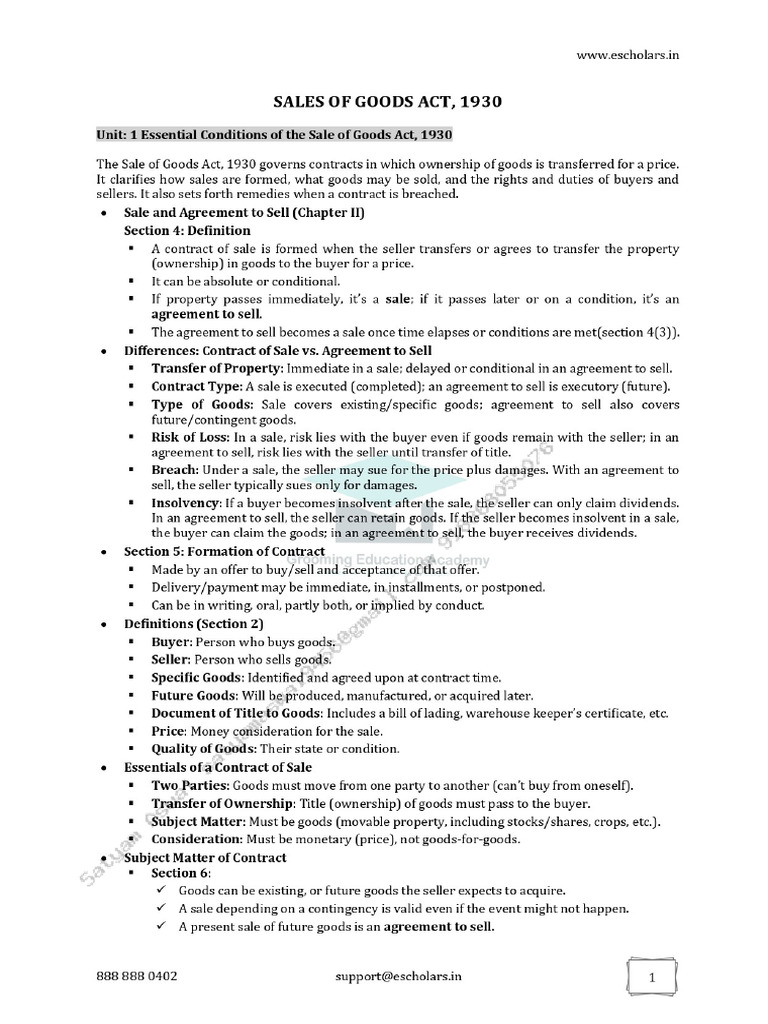 Revision Notes | PDF