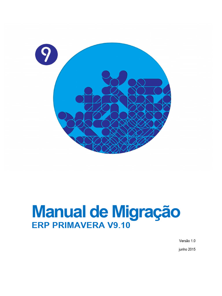 Manual de Migração ERP PRIMAVERA V9.10 | PDF | Bancos de dados | Cópia ...