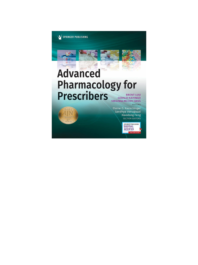 Advanced Pharmacology For Prescribers 1st Edition | PDF | Pharmacology | Pharmacy