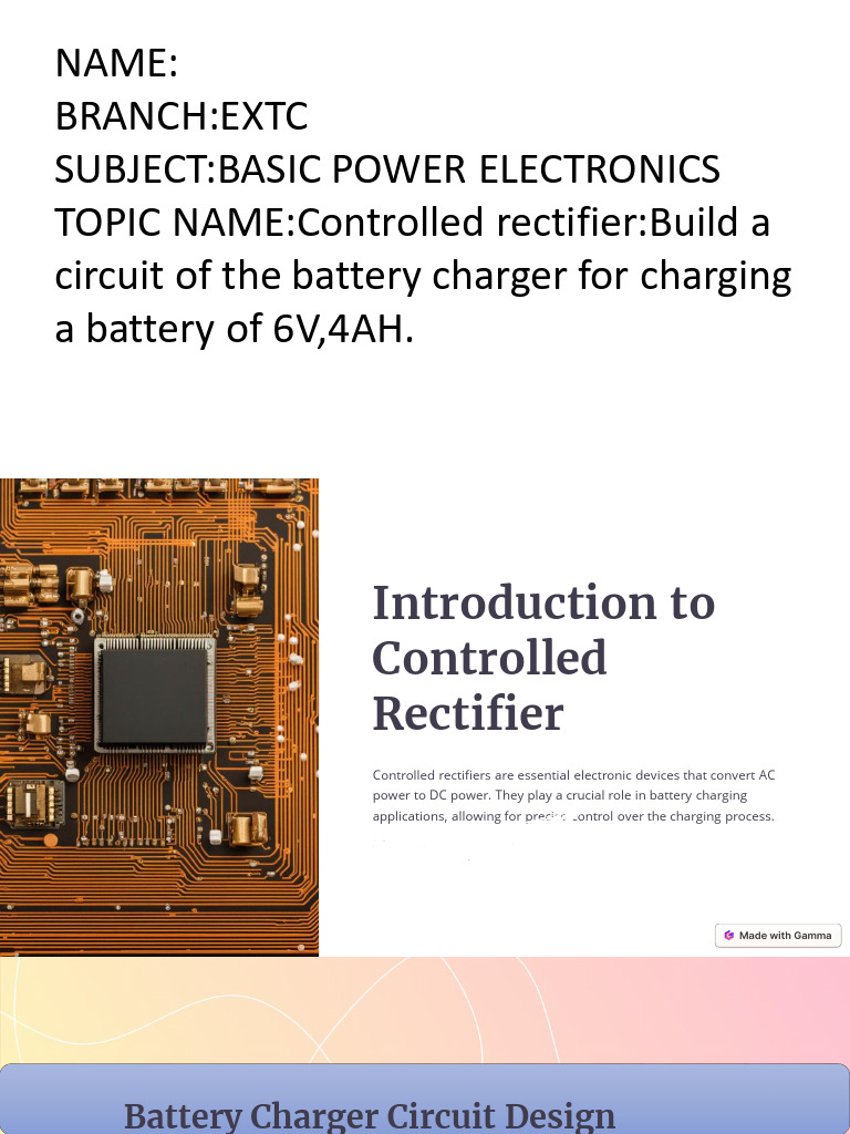 Introduction To Controlled Rectifier | PDF | Rectifier | Diode