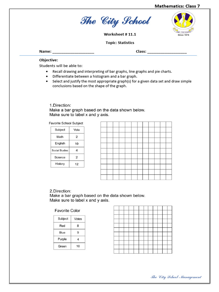 Worksheet 11.1 | PDF