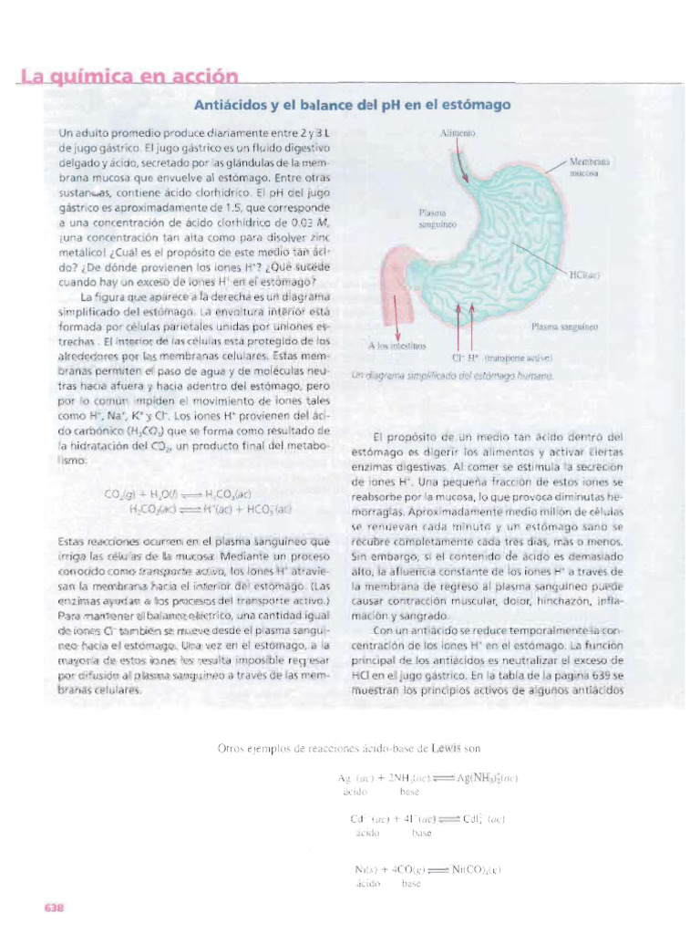 ANTIACIDOS Y BALANCE DEL PH EN EL ESTOMAGO ACT (2) | PDF