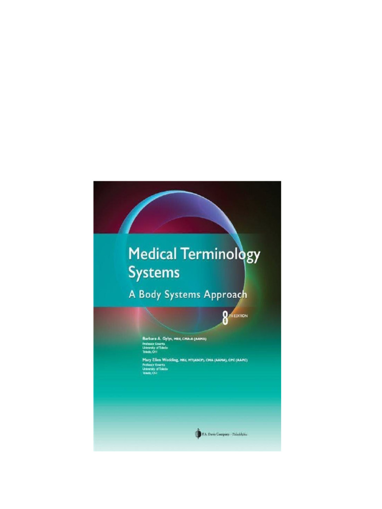 Medical Terminology Systems A Body Systems Approach 8th Edition (Ebook ...