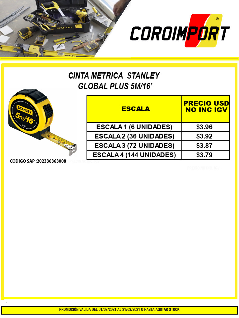 Herramientas Manuales 2025 | PDF