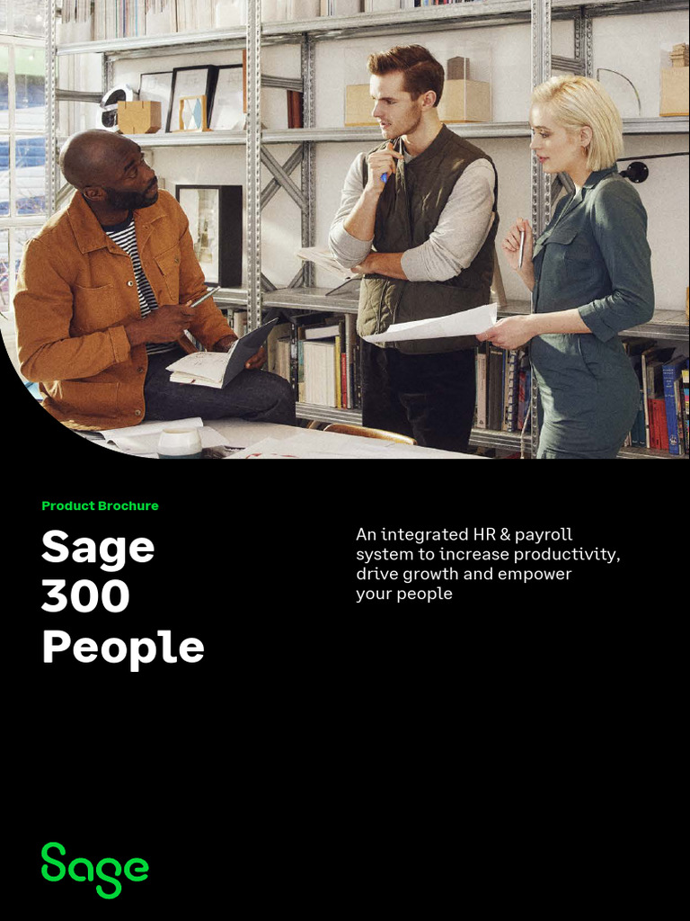 Sage 300 People: HR & Payroll Solution | PDF | Paycheck | Employment