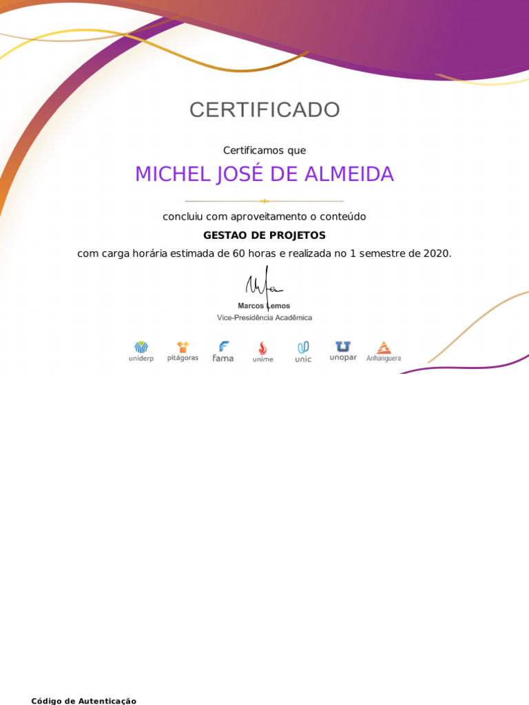 Certificado | PDF