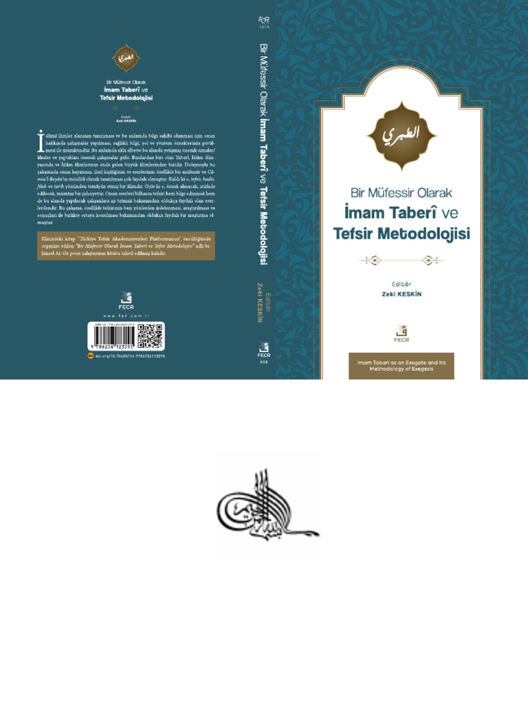 Bir Müfessir Olarak İmam Taberi Ve Tefsir Metodolojisi-Kapaklı | PDF