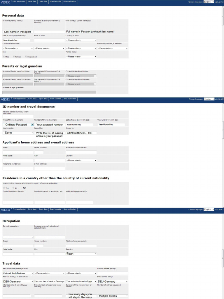 Explain Videx Template | PDF