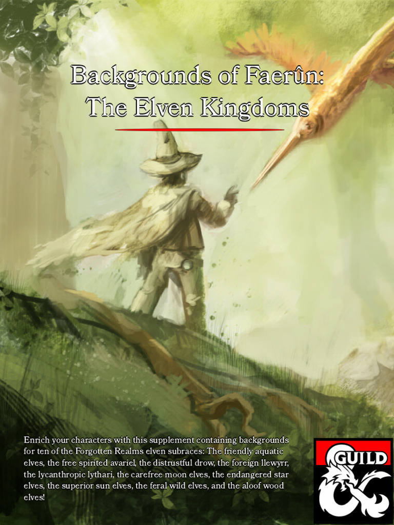 Backgrounds of Faerun - The Elven Kingdoms | PDF | Elf (Dungeons ...