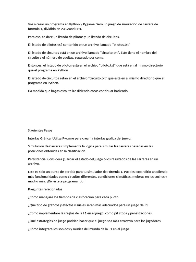 Python y Pygame | PDF