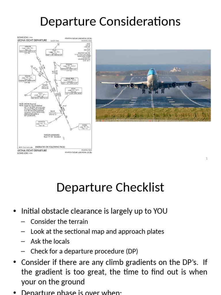 Sids Odps and Departures | PDF | Instrument Flight Rules | Air Traffic Control