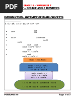 Grade 12 Trigonometric Notes For 2025 Pupils | PDF | Special Functions ...