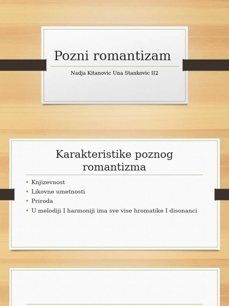 Pozni Romantizam | PDF