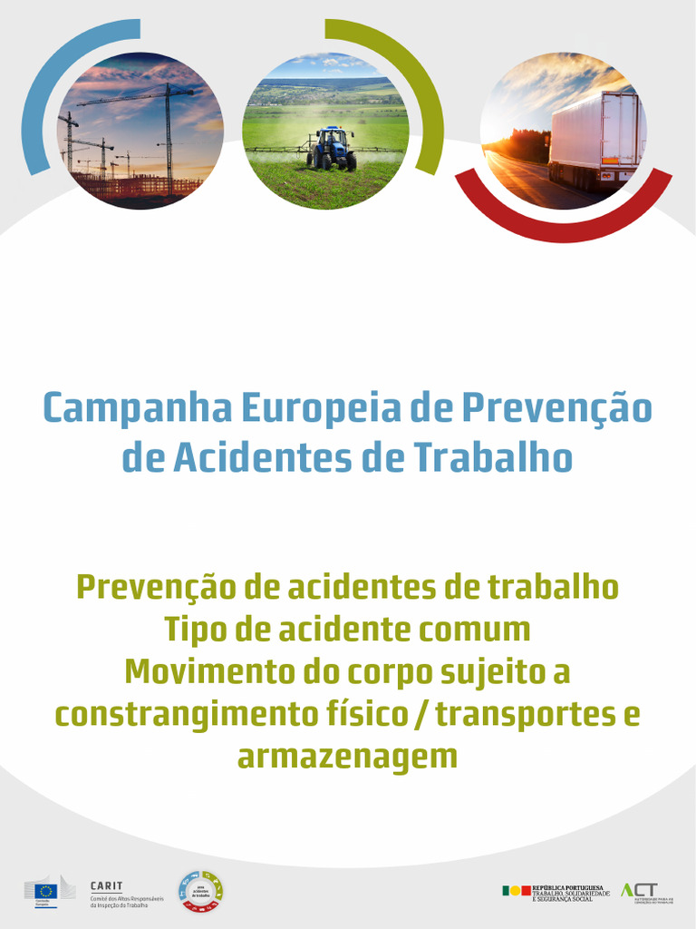 Prevenção de Acidentes de Trabalho - Tipo de Acidente Comum - Movimento ...