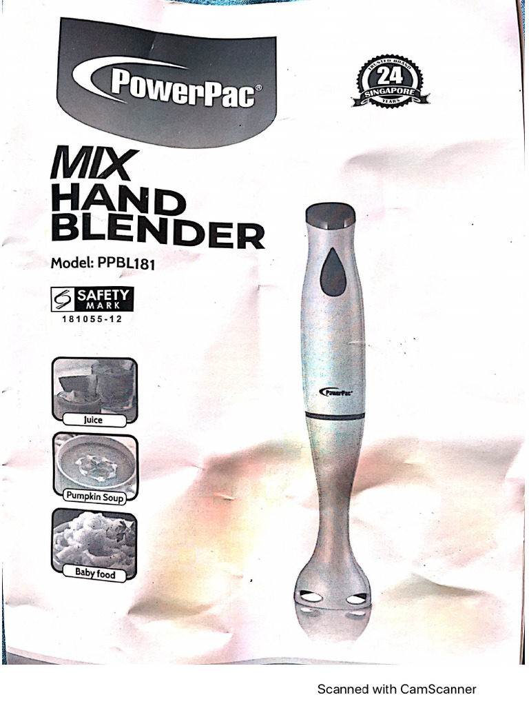 MIX HAND BLENDER - Manual | PDF