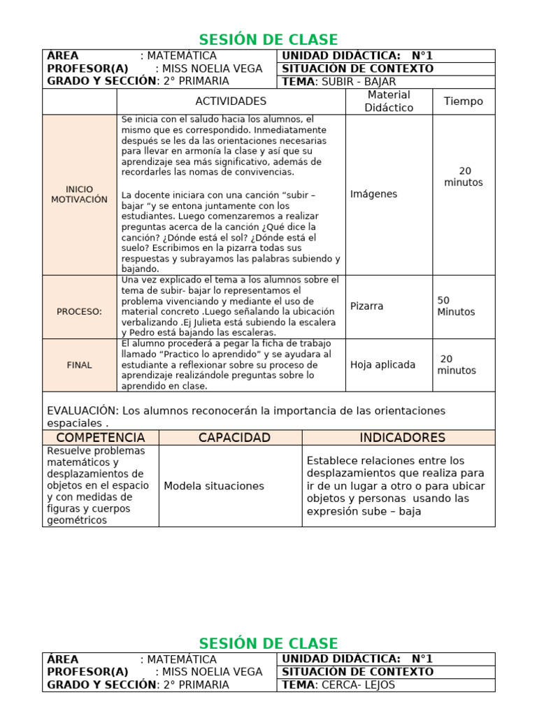 Clases de Matemáticas y Ciencias para 2° Primaria | PDF | Maestros ...