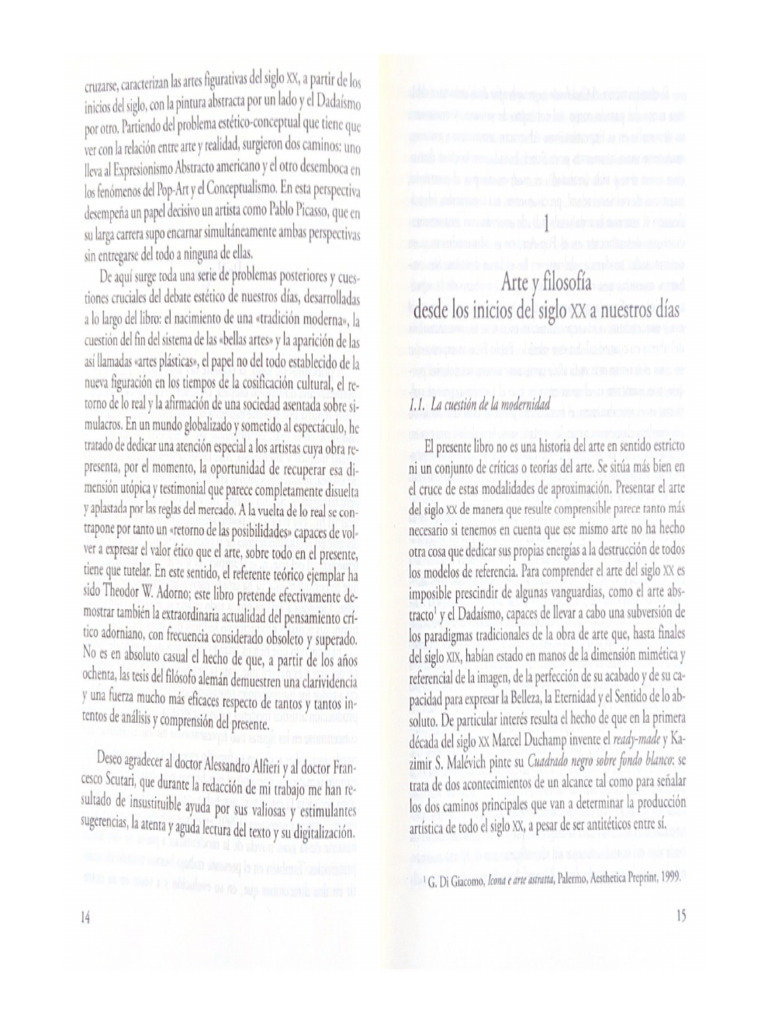 Giuseppe Di Giacomo - Al Margen de Los Esquemas (Cap. 1) | PDF