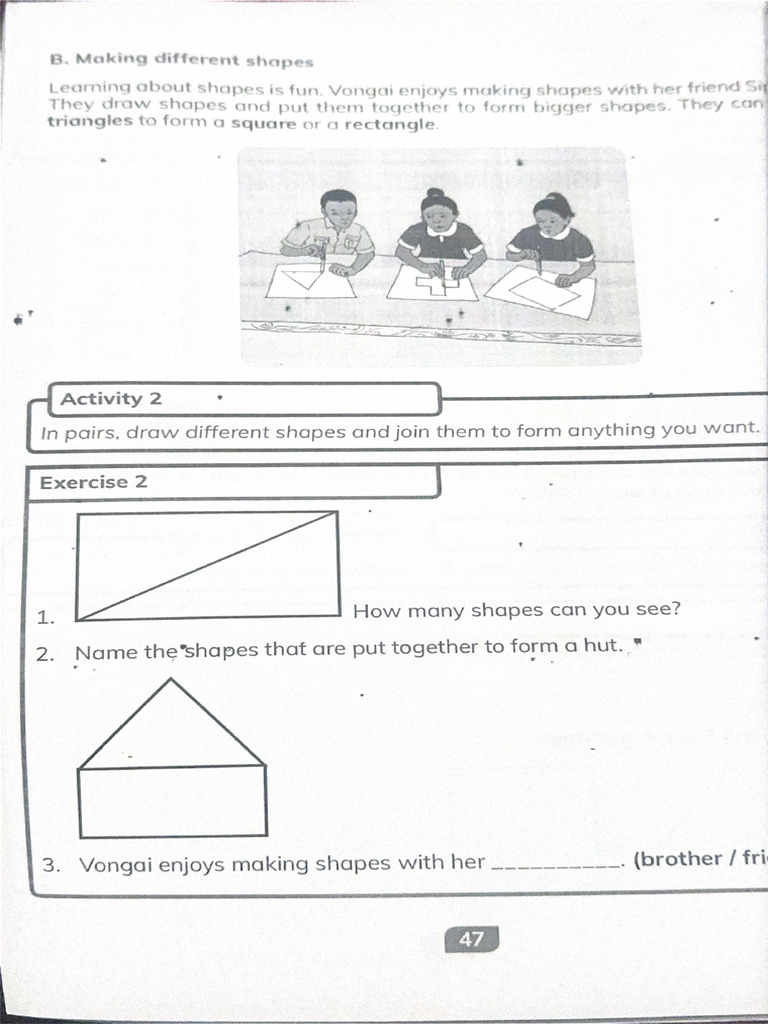 B. Making different shapes | PDF