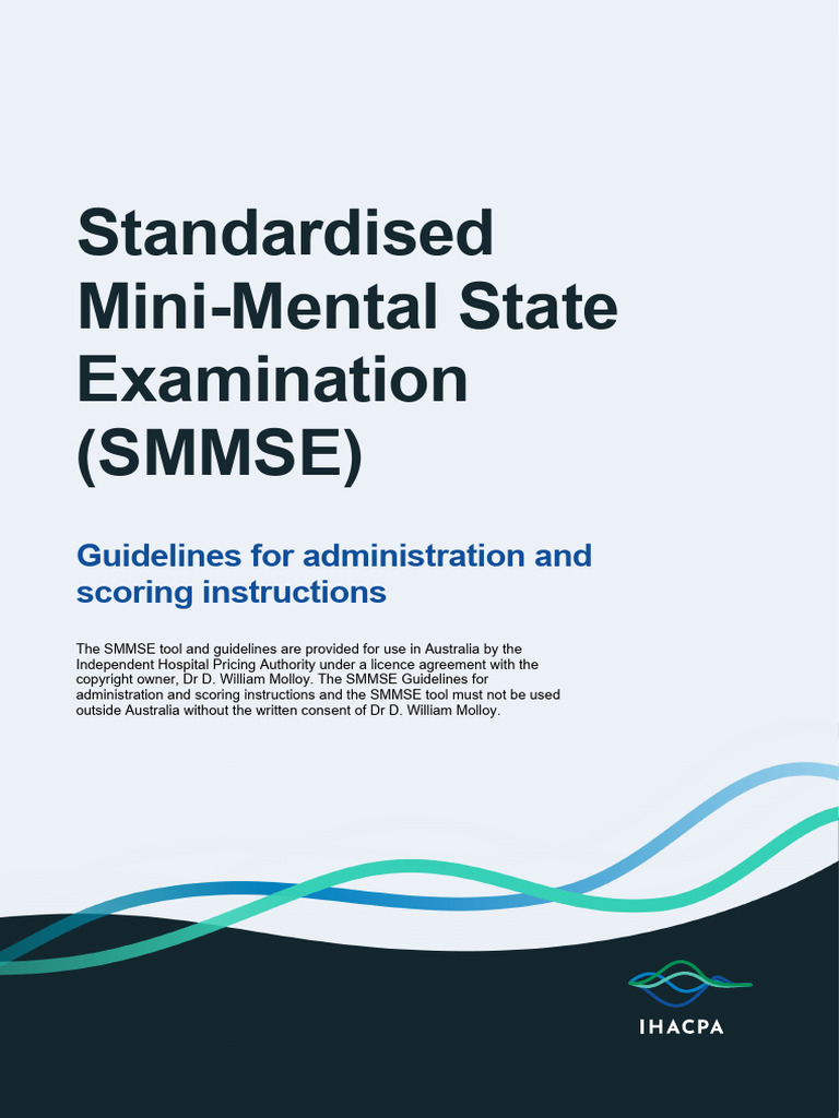 Smmse Guidelines Ihacpa | PDF | Health Care